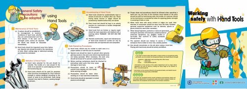 Working Safely with Hand Tools