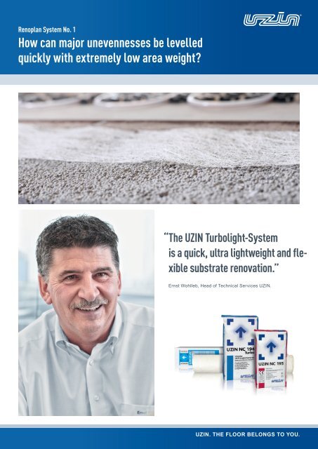 Uzin: Renoplan System 1 - Turbolight System