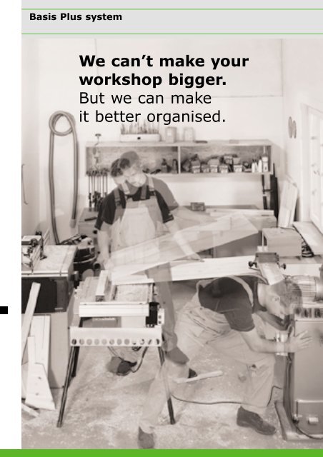 Basis Plus system - Festool Power Tools