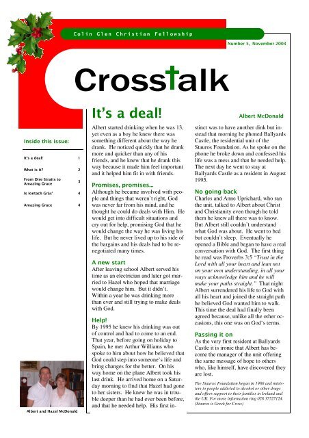 Crosstalk Issue 5 (November 2003)