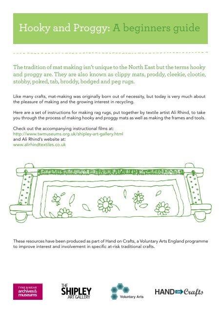 Hooky and Proggy: A beginners guide - Tyne & Wear Museums