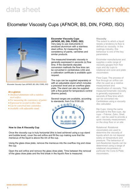 AFNOR, BS, DIN, FORD, ISO