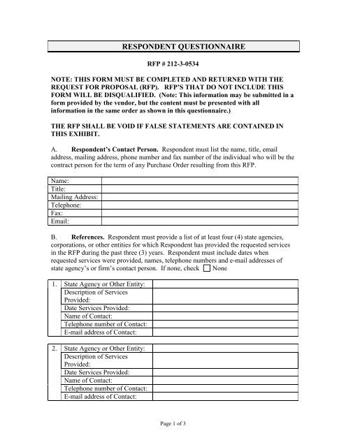 Respondent Questionnaire [pdf]