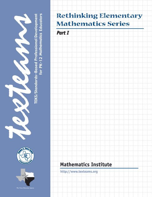 Rethinking Elementary Mathematics, Part 1 - Texarkana ...