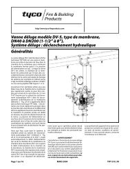 Preaction System with Model DV-5 Deluge Valve - Tyco Fire Products