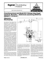 Model AV-1-300 Alarm Valve (DN65 to DN200 ... - Tyco Fire Products