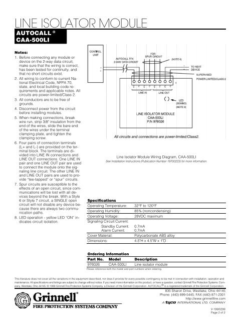 LINE ISOLATOR MODULE AUTO
