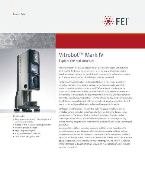 Vitrobot™ Mark IV - FEI Company