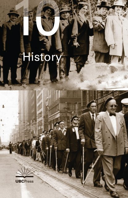 2010 History - UBC Press - University of British Columbia