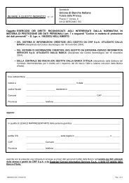 MODULO - Cancellazione CRIF