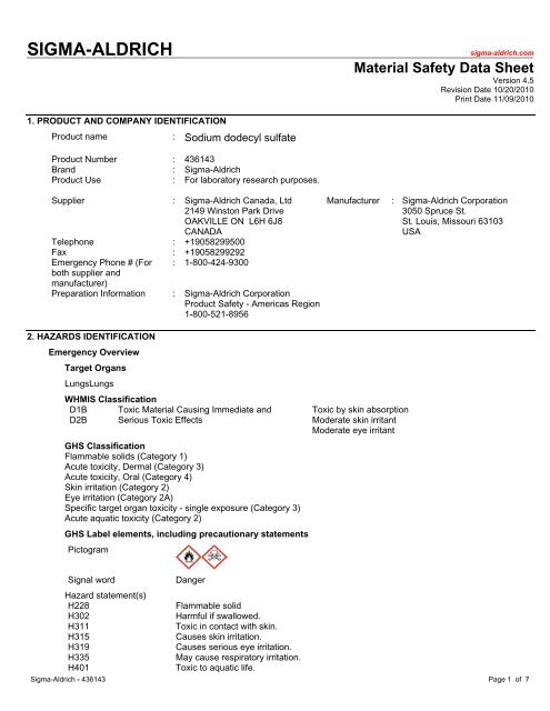 SIGMA-ALDRICH sigma-aldri