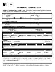 PCA ASSESSMENT REQUEST FORM - UCare