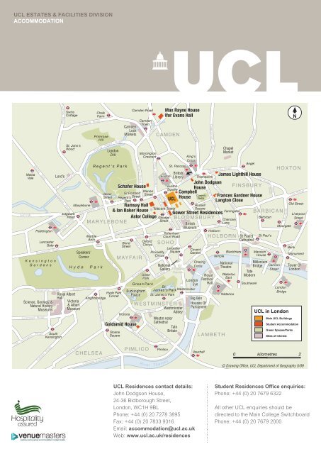 UCL ESTATES & FACILITIES DIVISION ACCOMMODATION