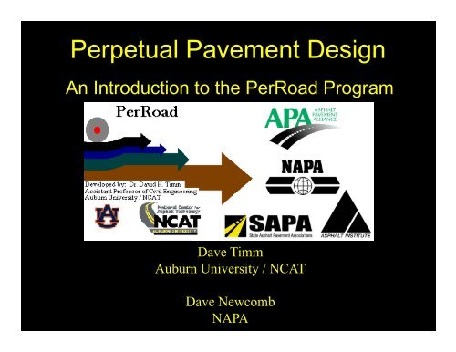 Perpetual Pavement Design
