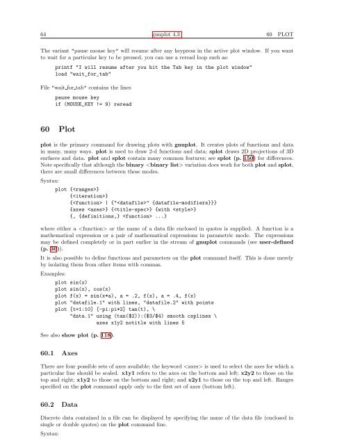 64 gnuplot