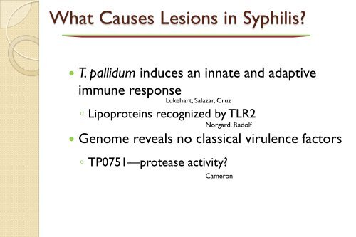 What Causes Lesions in