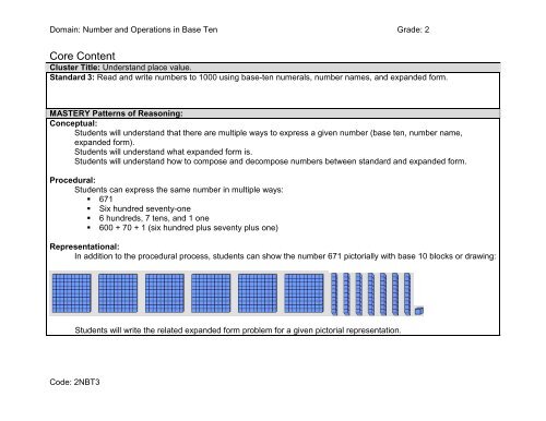 Number and Operations in Base Ten