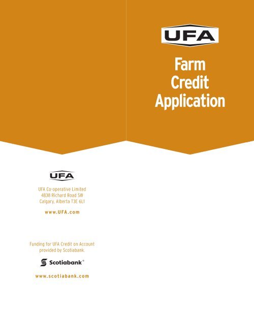 Farm Credit Application - UFA.com