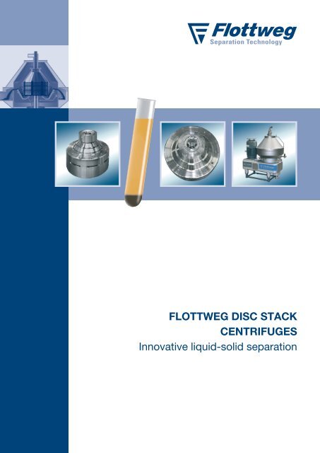 FLOTTWEG DISC STACK CENTRIFUGES