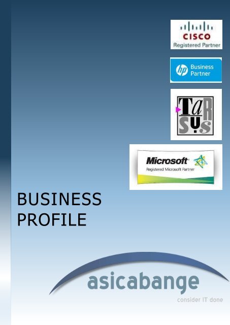 BUSINESS PROFILE