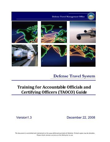 Review, Certify, and Approve DTS Documents: Instructions for - DTMO