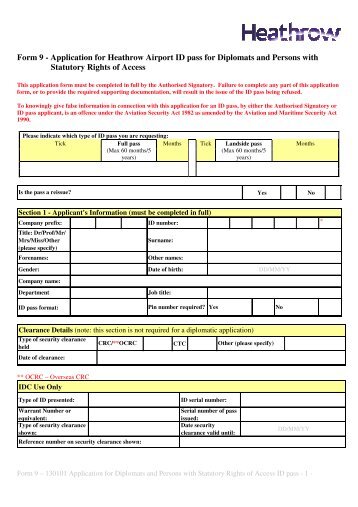 SECURITY PASS APPLICATION