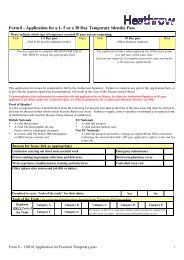 Form 12 - Airside Vehicle Pass Application Form - Heathrow Airport