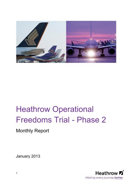 Heathrow Operational Freedoms Monthly Report ... - Heathrow Airport