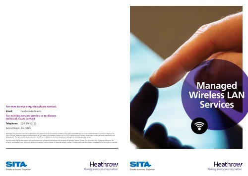 Managed Wireless Service Brochure - Heathrow Airport