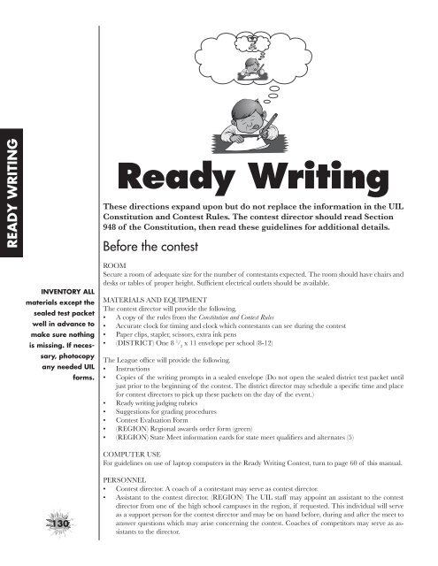Ready Writing