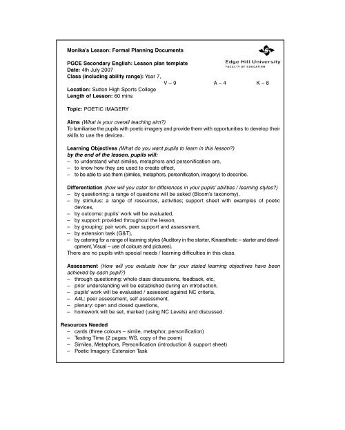 Monika s Lesson Plan PDF Sage Monika s Lesson Plan PDF Sage