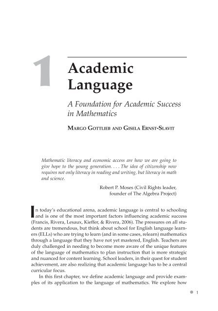 Academic Language - Corwin