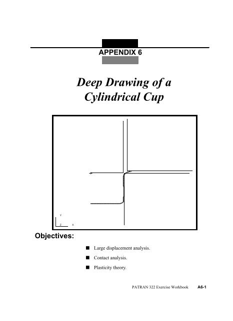 Deep Drawing of a Cylindrical Cup