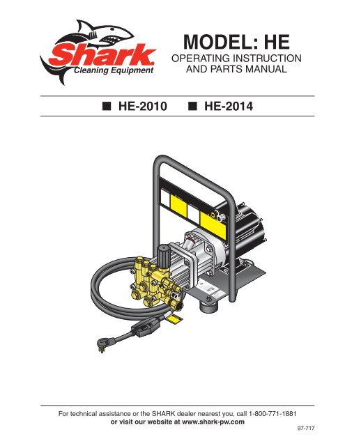 Model: He - Shark Pressure Washers