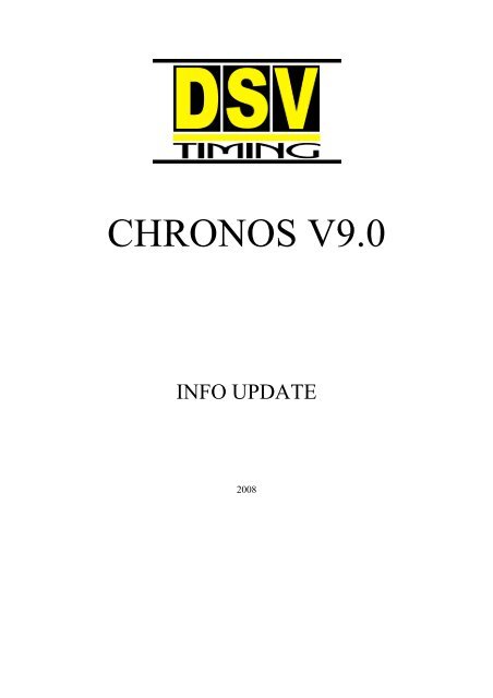 CHRONOS V9 - Orion Timing