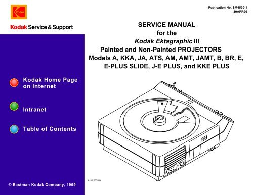 Service Manual - KODAK Slide Projectors