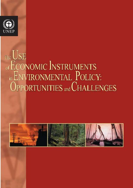 The Use of Economic Instruments in Environmental Policy - UNEP