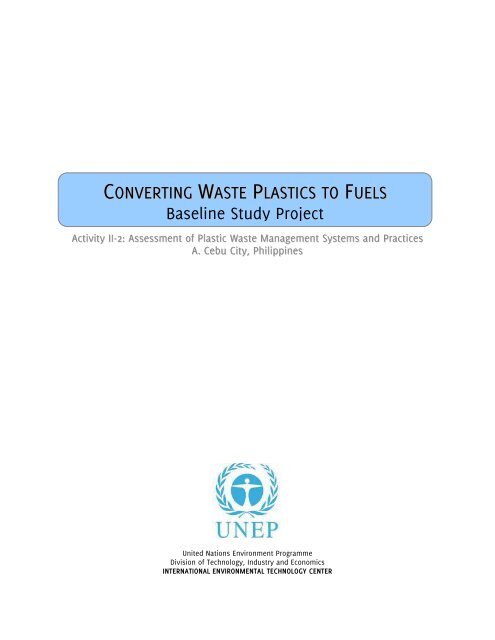 Assessment of Plastic Waste Management System and ... - UNEP