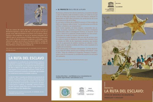 LA RUTA DEL ESCLAVO: - Unesco