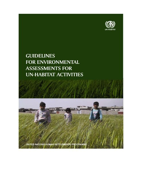 guidelines for environmental assessment - UN-Habitat