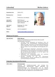 Lebenslauf - Home - it service markus paschmann