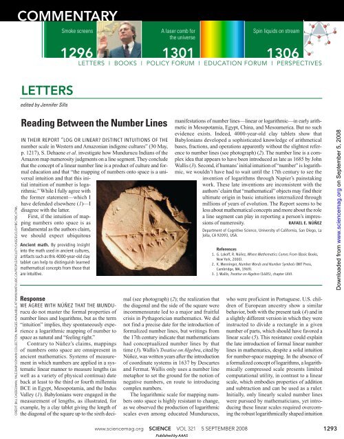 Reading Between the Number Lines