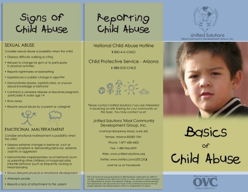 Basics of Child Abuse - Unified-solutions.org