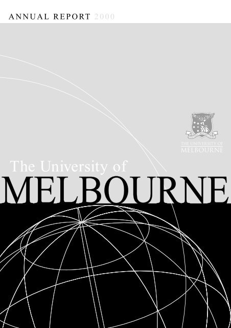 University of Melbourne annual report 2000