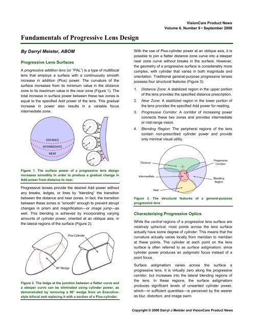 Fundamentals of Progressive Lens Design - Laramy-K Optical
