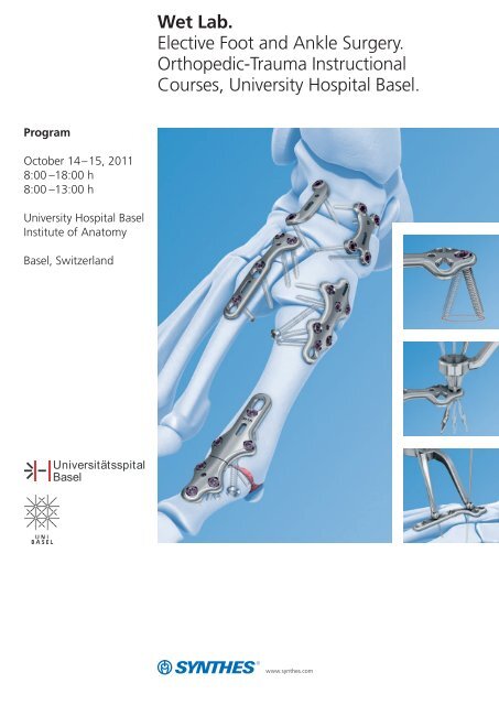 Wet Lab. Elective Foot and Ankle Surgery. Orthopedic-Trauma ...