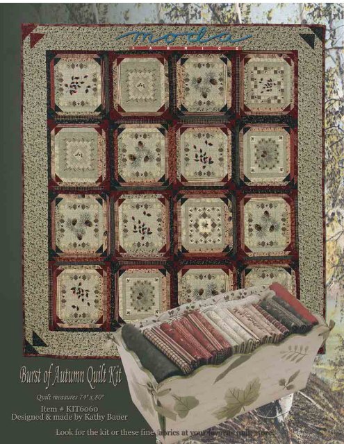 burst of Autumn - Moda Fabrics