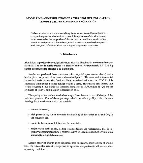 1 MODELLING AND SIMULATION OF A VIBROFORMER FOR ...