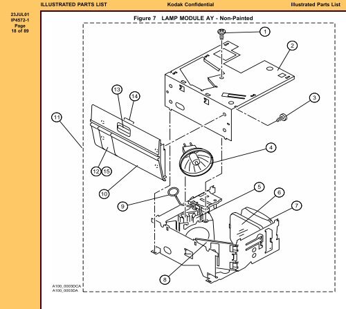 ILLUSTRATED PARTS LIST