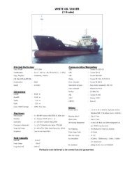 ship's particular - Ship Sale and Purchase